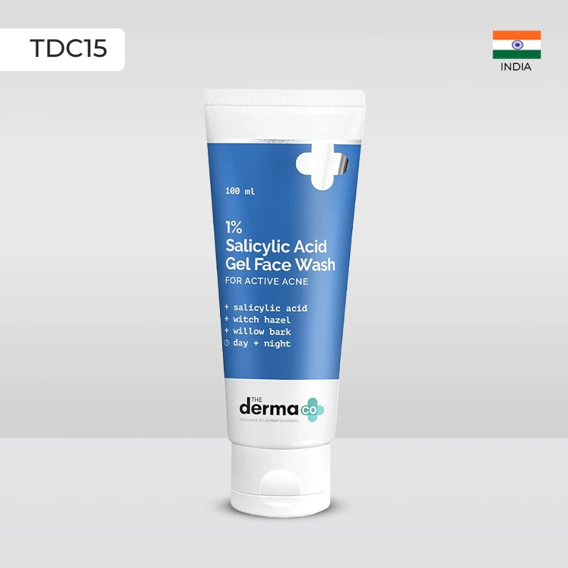 The Derma Co 1% Salicylic Acid Face Wash | Clear Acne & Control Oil