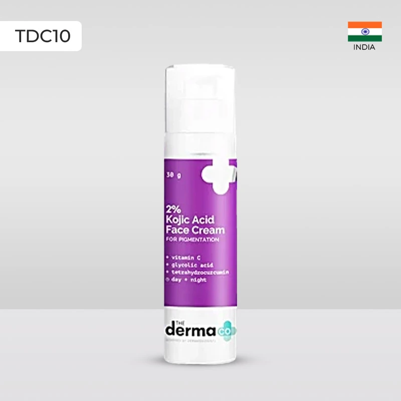 The Derma Co 2% Kojic Acid Face Cream 30ml | Fade Dark Spots